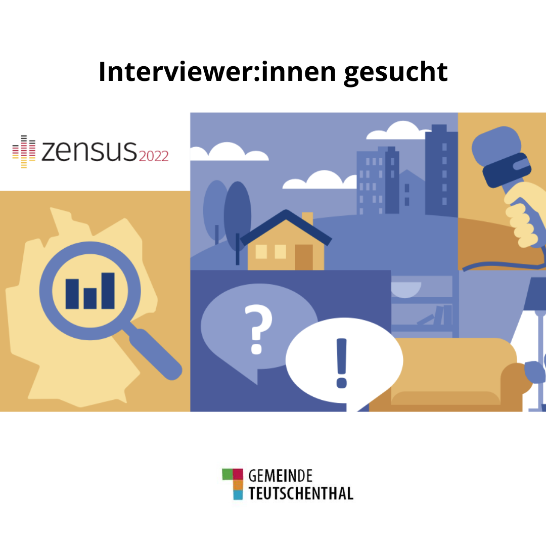 Interviewer:innen für Zensus 2022 gesucht Interviewer:innen für Zensus 2022 gesucht